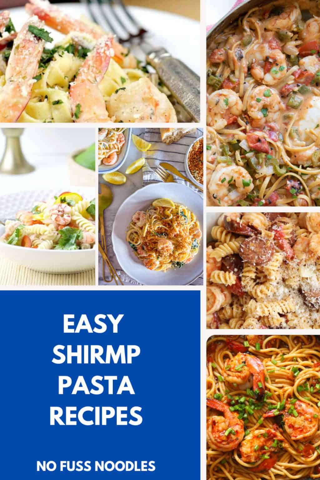 Shrimp Pasta Recipes | No Fuss Noodles