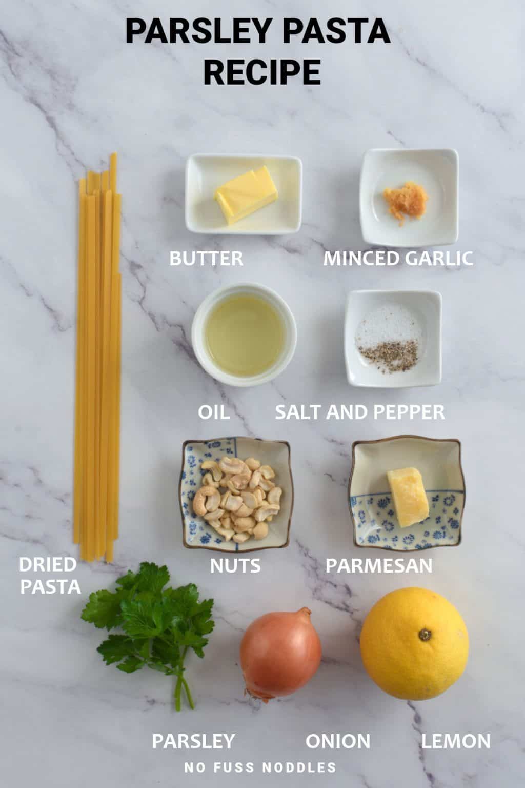 Parsley Pasta | No Fuss Noodles