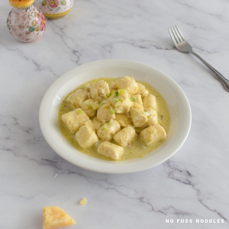 Pesto Gnocchi Recipe | No Fuss Noodles